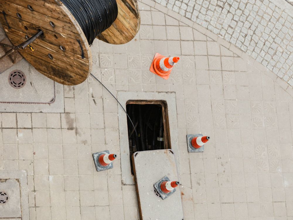 Underground Cable Install - Communication Construction & Engineering